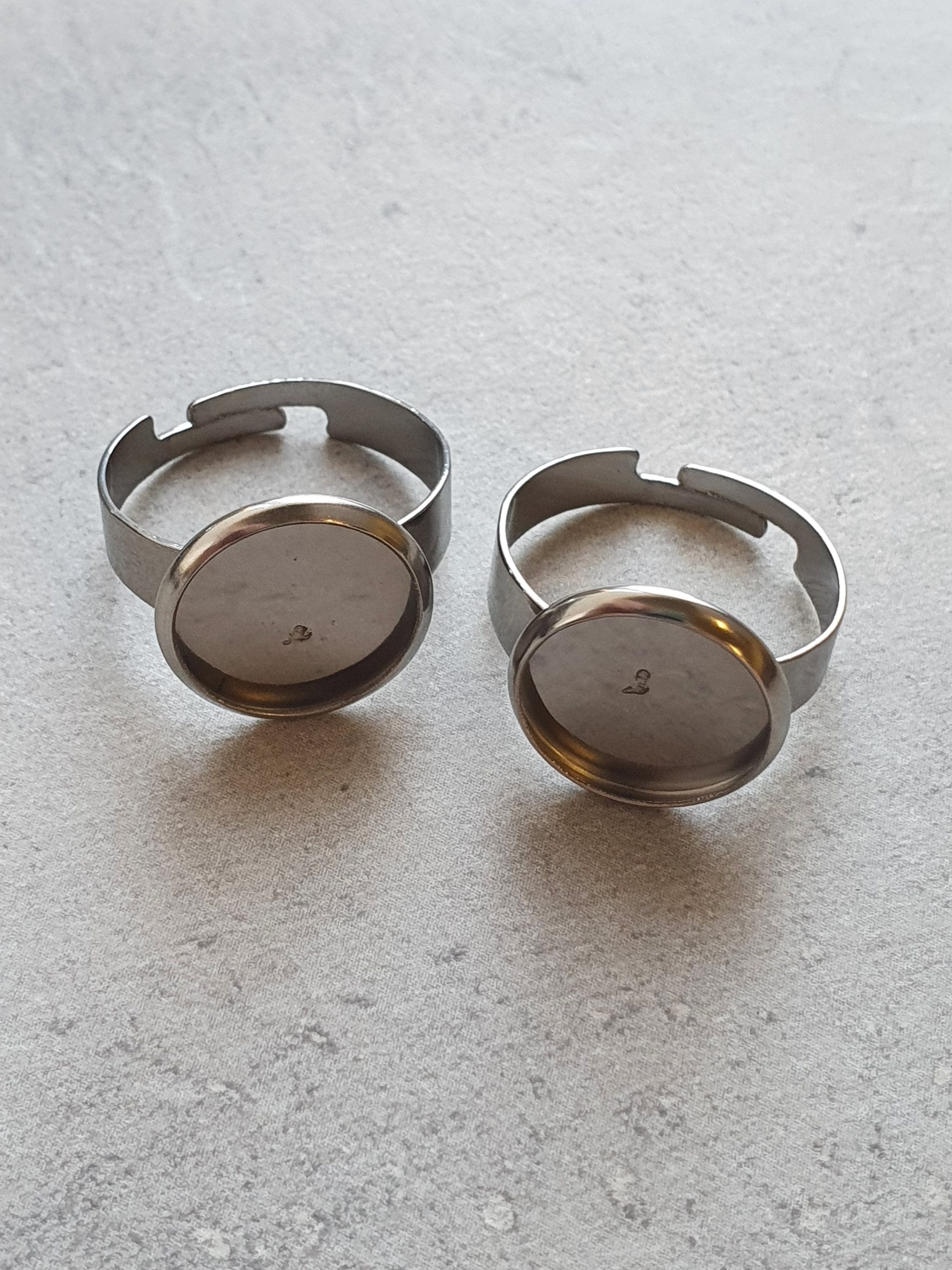 Basis Ring, 12mm RVS - verstelbaar 16-18 - Stainless Steel - Basis Ring ...