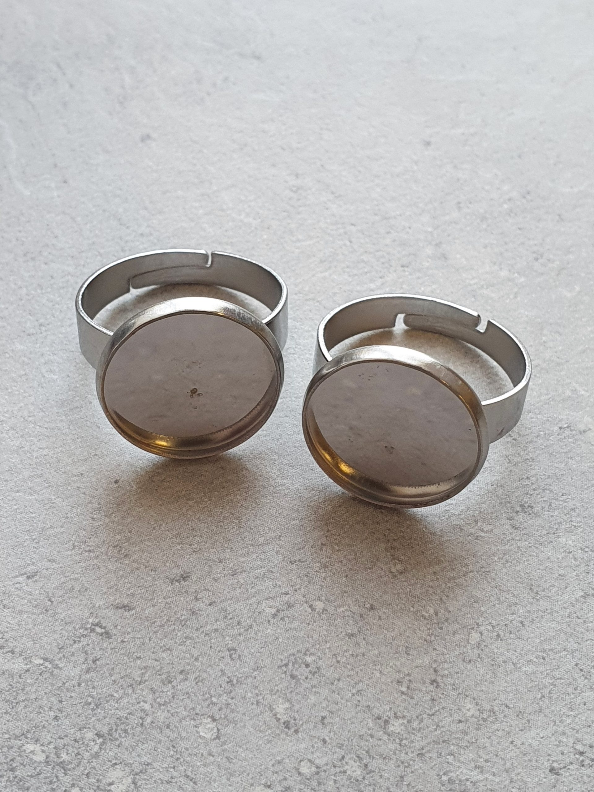 Basis Ring, 14mm RVS - verstelbaar 16-18 - Stainless Steel - Basis Ring ...