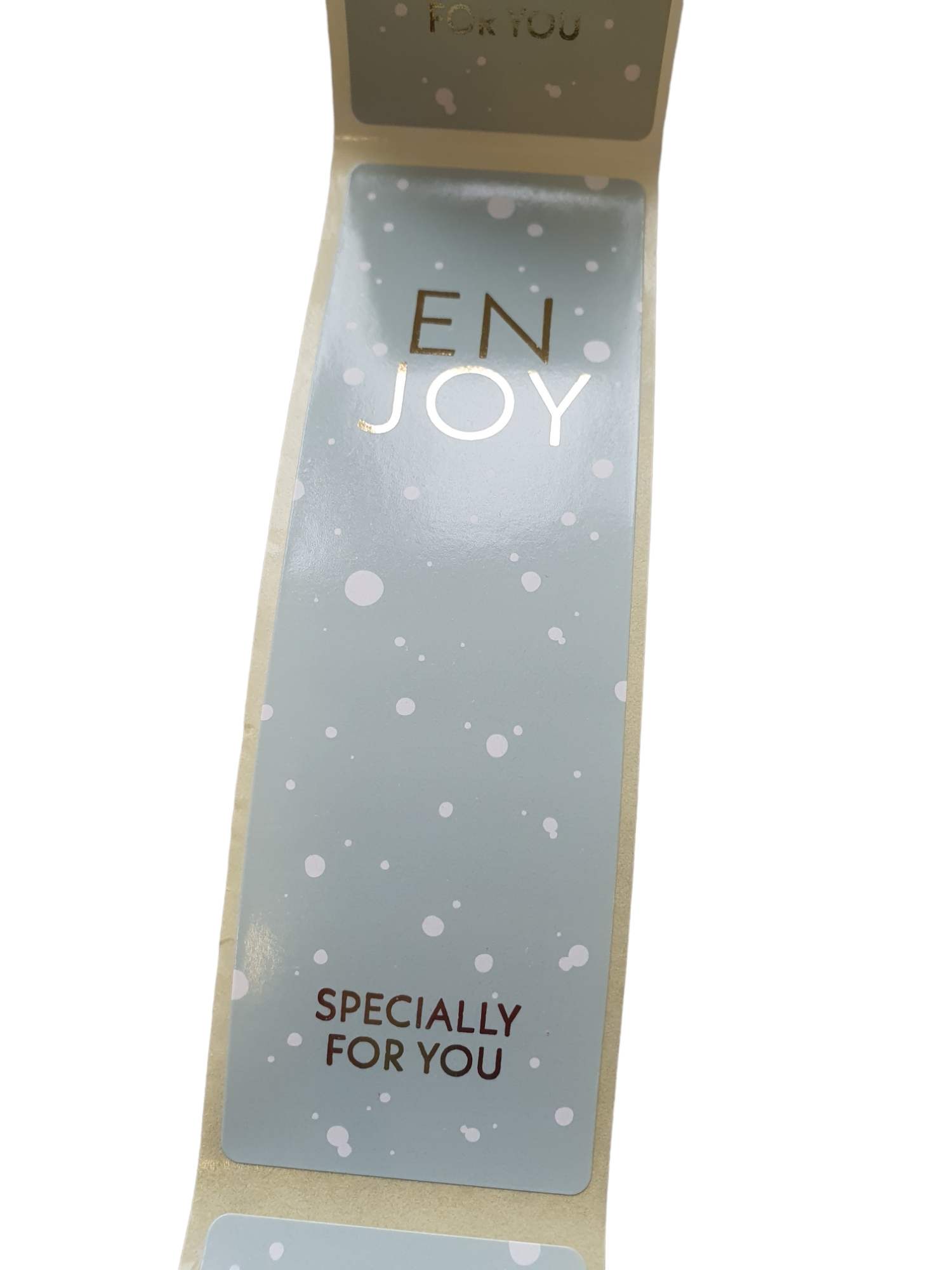 Stickers XXL Sluitsticker - Sage - ca. 110X35mm - Sticker - Verpakking ...