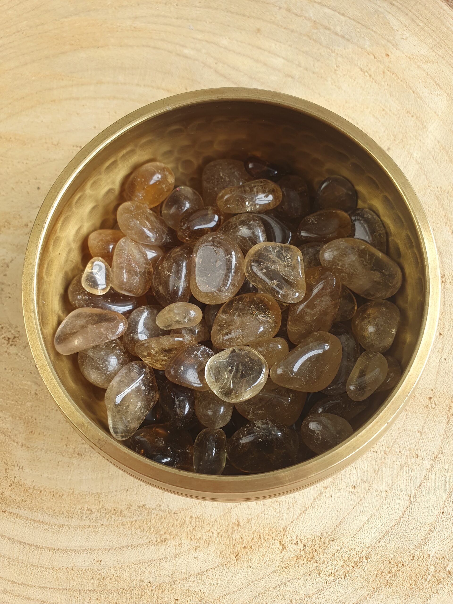 Citrien Knuffelsteen - - Natuurlijk - Edelsteen - Sparklin Moon