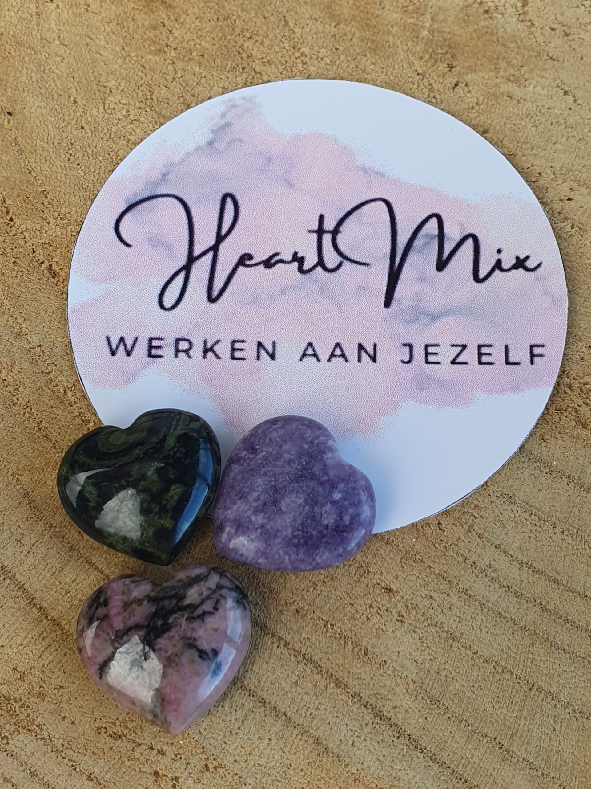 Edelstenen - Hartjes - Heart Mix - Sparklin Moon