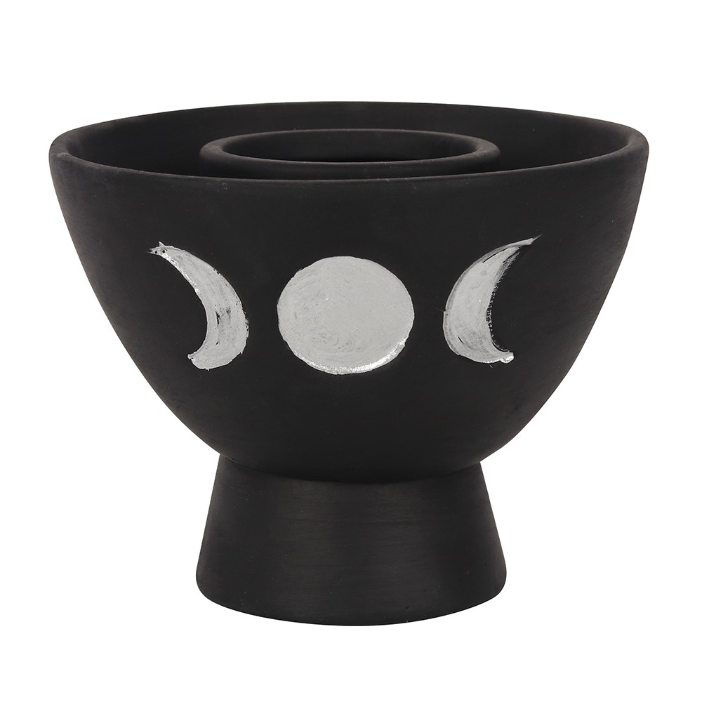 Smudge - Bowl - Moon Phases - Sparklin Moon