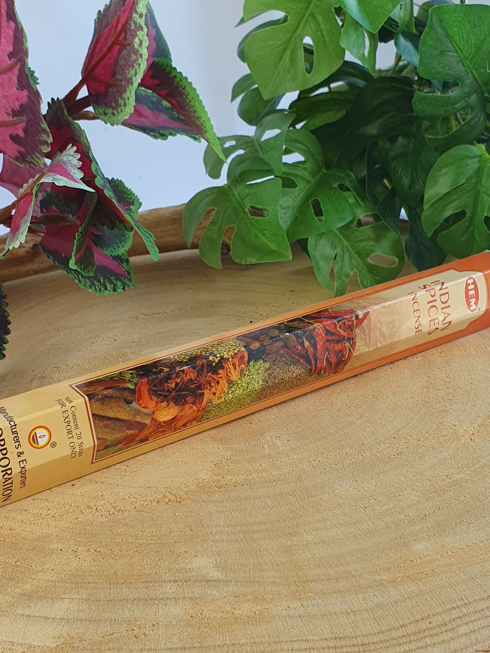 Wierook, HEM Indian Spices - 20 stokjes - Wierook - Geur - Sparklin Moon